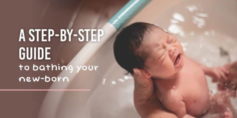 A step-by-step guide to bathing your new-born - Ninio Baby